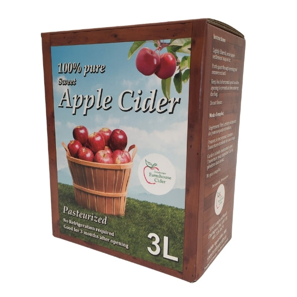 Apple Cider - 3 & 5 Litre (Bag-in-Box) – Geissberger Farmhouse Cider